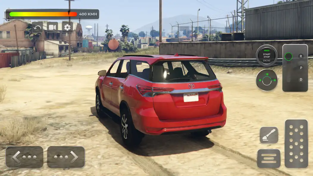 Extreme Toyota Fortuner Driver online game with UptoPlay