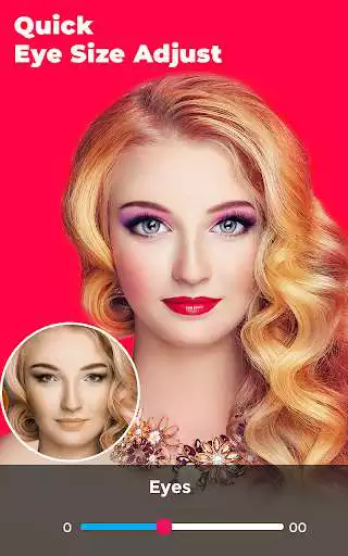 FaceRetouch - Face Editing, Eye, Lips, Hairstyles online game with UptoPlay