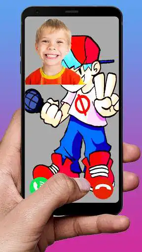 Fake Call Friday Night Funkin Mod FNF Call online game with UptoPlay