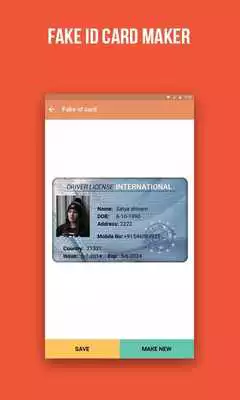 Fake Driving Licence Maker online game with UptoPlay