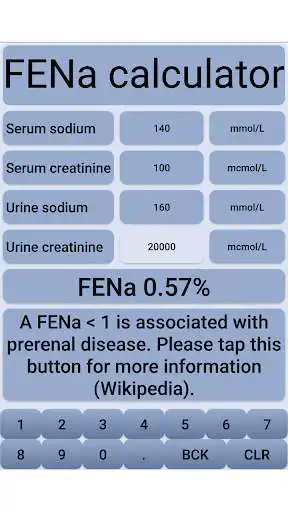 FENa - Fractional Excretion of Sodium online game with UptoPlay