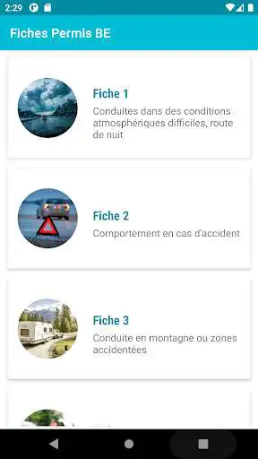 Fiches permis remorque BE online game with UptoPlay