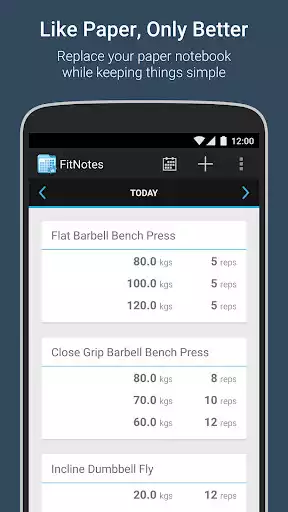 FitNotes - Gym Workout Log online game with UptoPlay