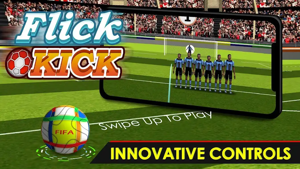 Flick Kick! Soccer Game online game with UptoPlay