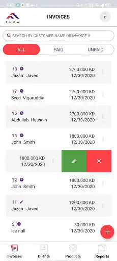 Flow Invoice Management online game with UptoPlay