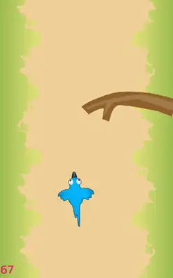 Flying Blue Bird online game with UptoPlay