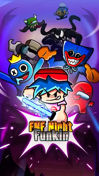 FNF Blade Night : Rhythm Saber online game with UptoPlay