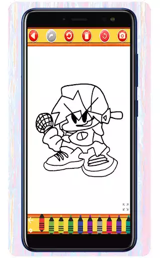 FNF Coloring Book - Easy Drawing online game with UptoPlay