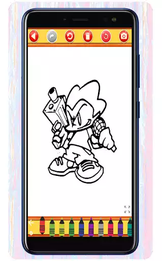 FNF Coloring Book - Easy Drawing online game with UptoPlay