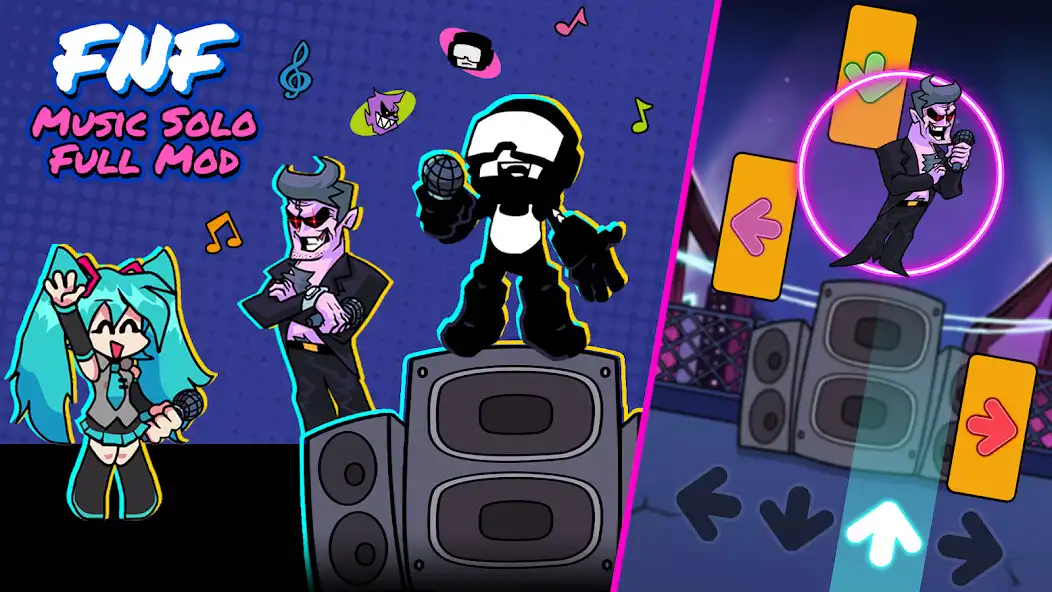 FNF Music Solo Full Mod online game with UptoPlay