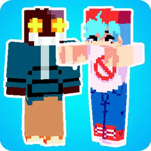 FNF Skins MOD PE Minecraft online game with UptoPlay