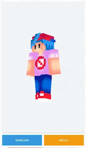 FNF Skins MOD PE Minecraft online game with UptoPlay