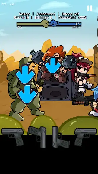 FNF VS PROJECT MSG Rebirth V1 online game with UptoPlay