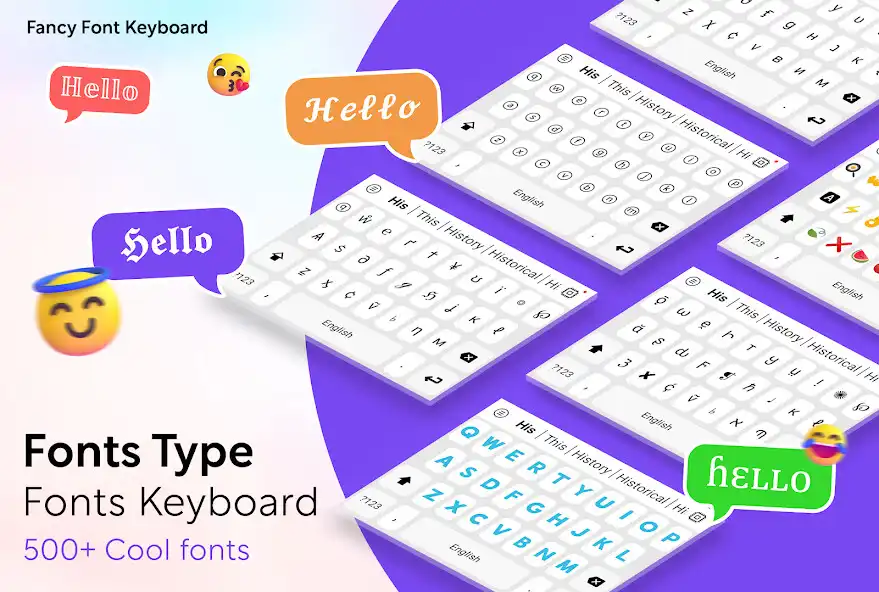 Fonts Keyboard - Fancy Fonts online game with UptoPlay