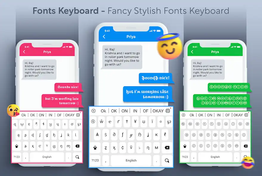 Fonts Keyboard - Fancy Fonts online game with UptoPlay