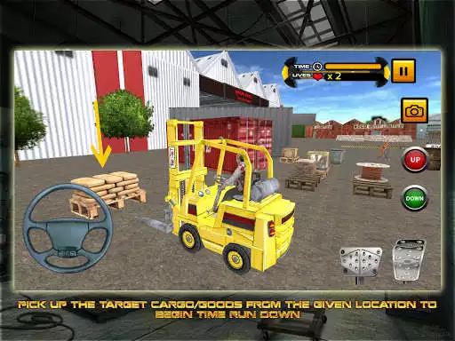 Forklift Simulator - No Ads online game with UptoPlay