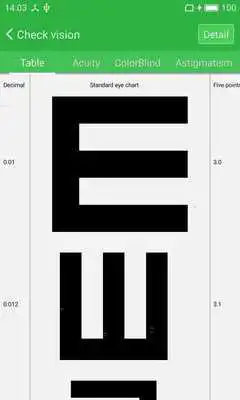 Free Vision Measurement - Eye Exercise, Eye Test online game with UptoPlay