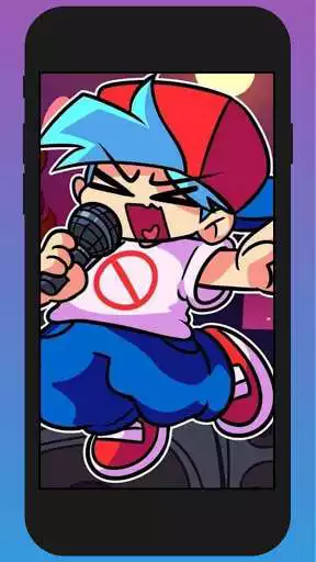 Friday Night Funkin FNF Whitty Wallpaper online game with UptoPlay