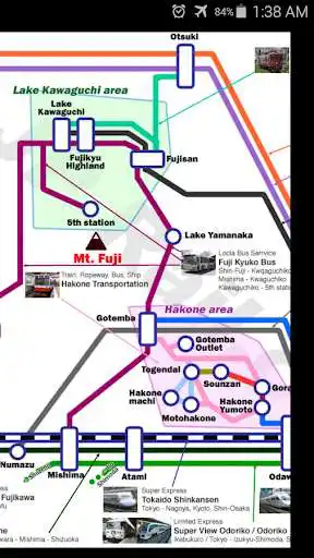 Fuji Train Map online game with UptoPlay