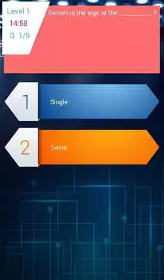 Gemini Quiz online game with UptoPlay