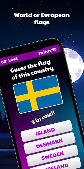 GeoMania: Geography Flag Quiz online game with UptoPlay