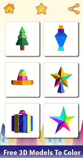 Glitter Poly Art 3D Color by Number: Coloring Book online game with ...