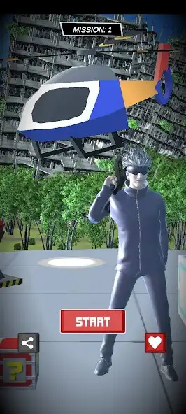 Gojo Copter jujutsu kaisen online game with UptoPlay
