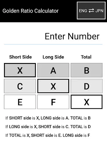 Golden Ratio Calculator online game with UptoPlay