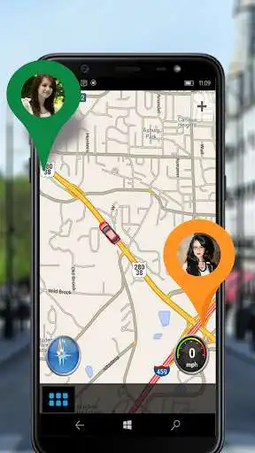 gps maps camera compass online game with UptoPlay