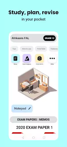 Grade 12 Afrikaans First Additional Language App online game with UptoPlay