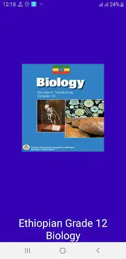 Grade 12 Biology Textbook ET online game with UptoPlay