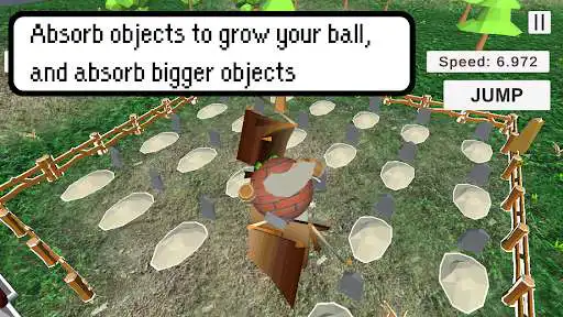 Grow Sphere - Absorb the World Ball Rolling Game online game with UptoPlay