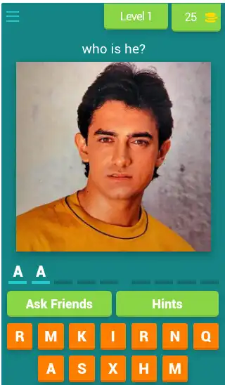 Guess Actor Actress India online game with UptoPlay