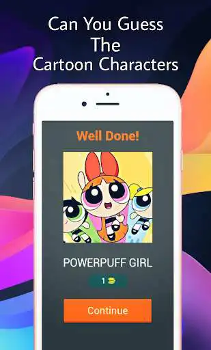 Guess the Cartoon Characters - Quiz Game online game with UptoPlay