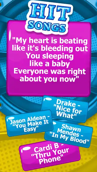 Guess The Song Lyrics Quiz online game with UptoPlay