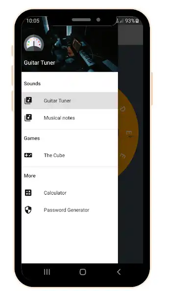 Guitar Tuner and musical notes online game with UptoPlay