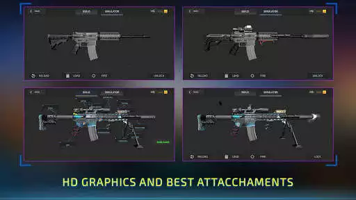 Gun Simulator: gun builder 3D online game with UptoPlay