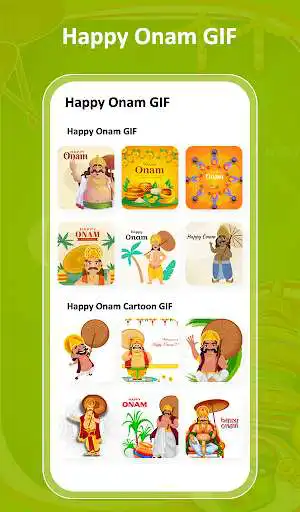 Happy Onam GIF online game with UptoPlay