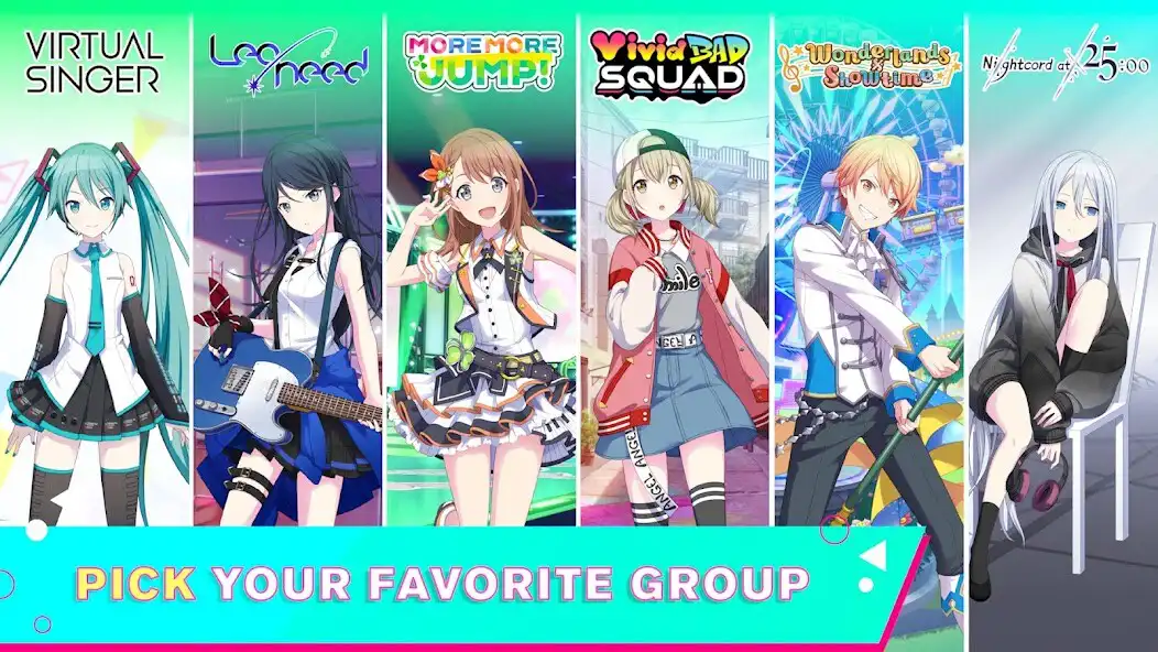 HATSUNE MIKU: COLORFUL STAGE! online game with UptoPlay