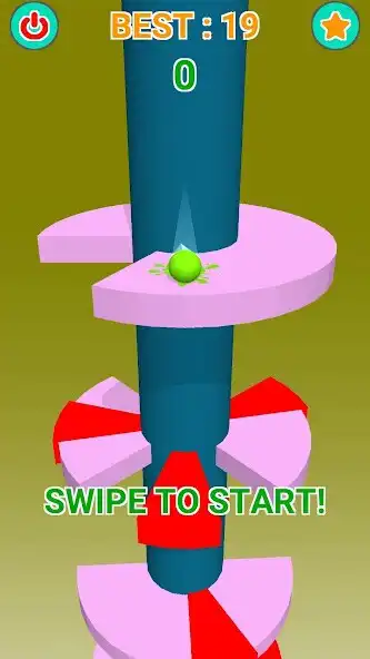 Helix Tower Bouncing Ball online game with UptoPlay