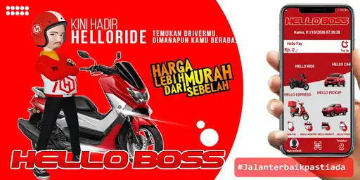 HELLO BOSS -Transportasi Online, Delivery Food online game with UptoPlay