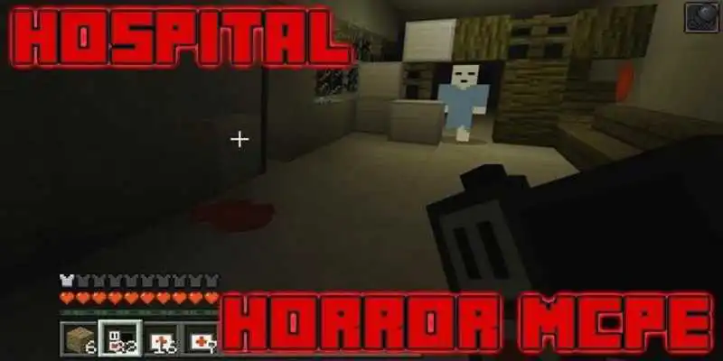 Hospital Horror Map for Minecraft online game with UptoPlay
