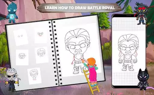 How to Draw Battle Royale online game with UptoPlay