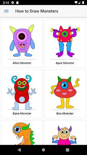 How to Draw Monsters for Kids online game with UptoPlay