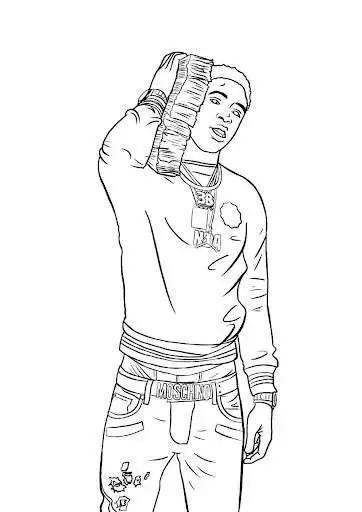 How to Draw NBA Youngboy online game with UptoPlay
