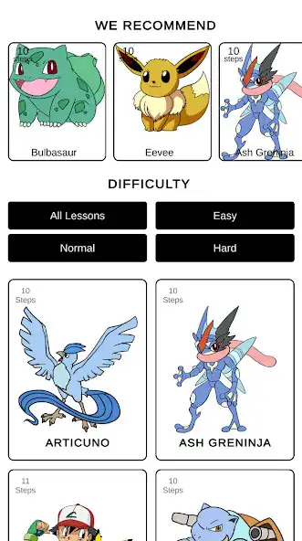 How to draw Pokeman online game with UptoPlay