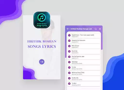 Hrithik Roshan Songs Lyrics & Dialogues online game with UptoPlay