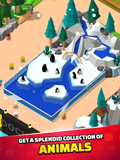 Idle Zoo Tycoon 3D - Animal Park Game online game with UptoPlay