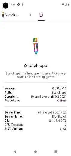 iSketch.app online game with UptoPlay