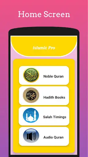 Islamic Pro - Quran, Hadith, Salah Timings online game with UptoPlay
